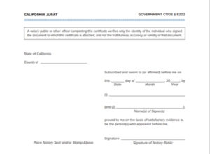 Use the Right Notary Certificate: Acknowledgement vs Jurat - Notary Branch